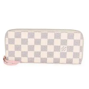 LOUIS VUITTON Damier Azur Clemence Wallet - Neutral