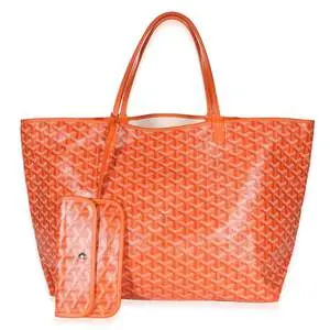 Goyard Goyardine Canvas Saint Louis Gm Tote Bag - Orange