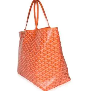 Goyard Goyardine Canvas Saint Louis Gm Tote Bag - Orange