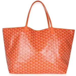 Goyard Goyardine Canvas Saint Louis Gm Tote Bag - Orange