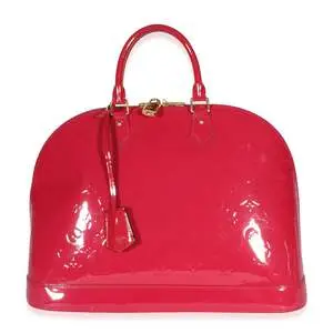 LOUIS VUITTON Monogram Vernis Alma Gm Top Handle Bag - Pink