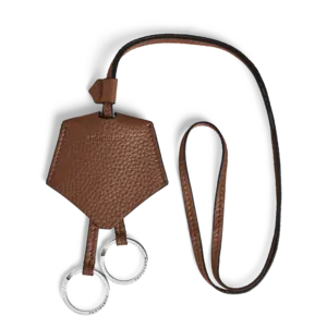 Montblanc Key Holder In Grain Fauve