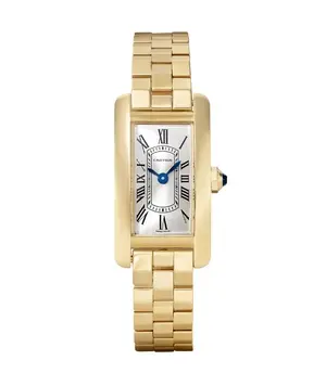 Cartier Tank Américaine 18-karat Quartz Watch - Gold