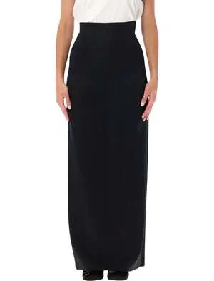 MAISON MARGIELA High-waisted Maxi Skirt - Nero