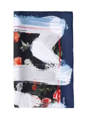 MAISON MARGIELA Floral Print Square Scarf