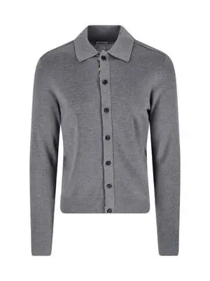 Burberry 100% Wool Crewneck Sweater - Grey