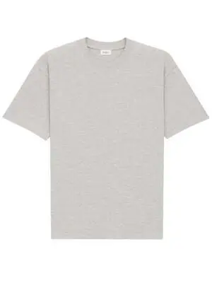 Saint Laurent Saint Laurent Tonal CASSANDRE Embroidered Crewneck Sweatshirt (Model Wears Size M) Grigio
