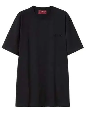 Gucci Embellished Medium-weight Cotton Crewneck T-shirt