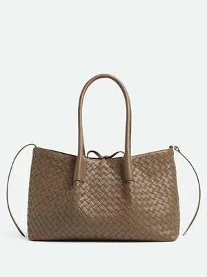 Bottega Veneta Bottega Veneta Mini Reversible Intrecciato Tote Handbag Marrone