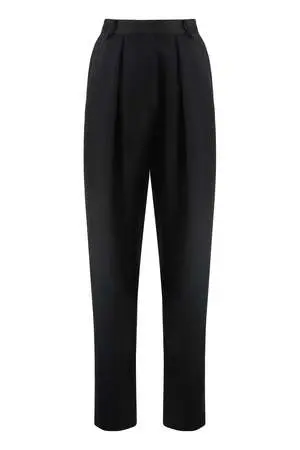 Magda Butrym Wool Trousers With Wide-front Pleats