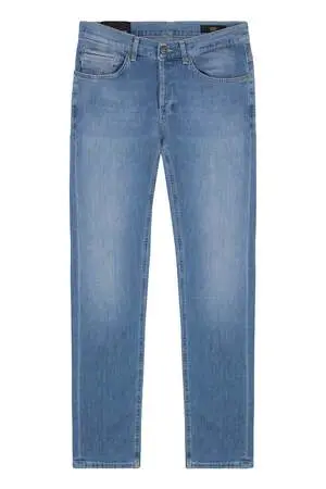 DONDUP 5-pocket Jeans With Engraved Metal Rivets - Denim
