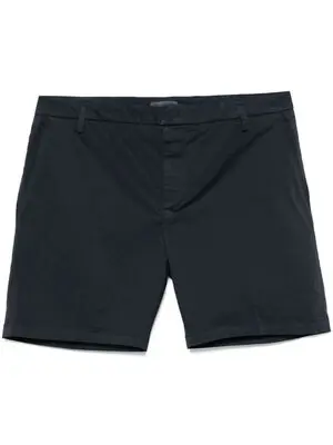 DONDUP Classic Oxford Shorts With Button Fastening