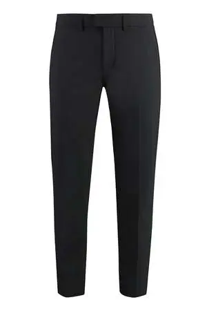 DONDUP Pablo Wool-blend Trousers - Black