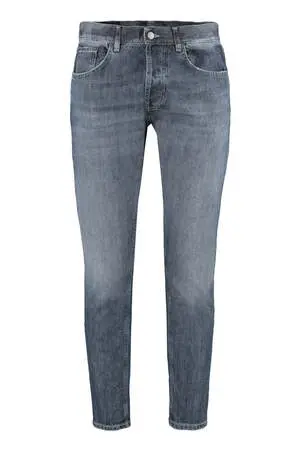 DONDUP Dian Carrot-fit Jeans With Engraved Logo Metal Hardware - Denim