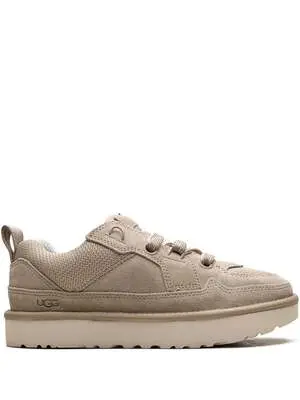 UGG Suede Lace-up Sneakers With Padded Tongue And Sugarcane Eva Outsole