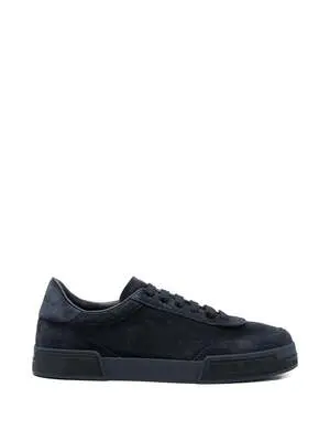 Dolce & Gabbana Leather Sneakers With Eva Outsole And Felt Insole - Blu