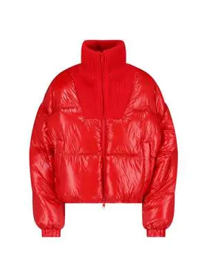 DIESEL® Rib-knit Polyamide Jacket - Red