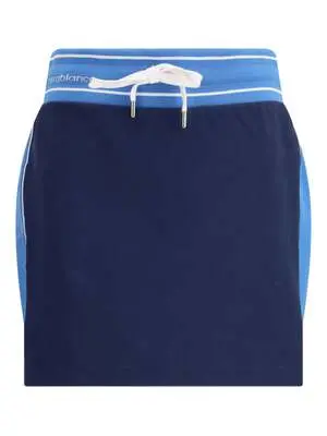 Casablanca Casablanca Panelled Drawstring Skirt With Side Stripe Blu
