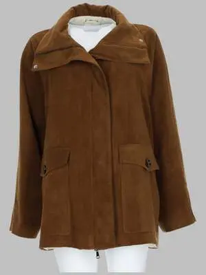 ALYSI Suede Leather Jacket