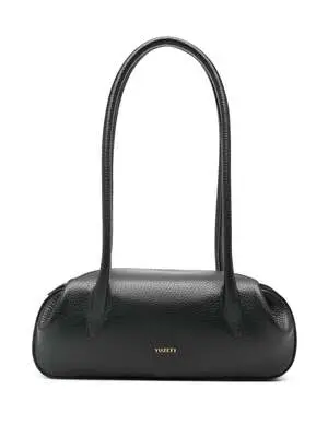 Yuzefi Mini Leather Shoulder Bag 12 Cm X 26 Cm X 8 Cm With Magnetic Closure - Nero