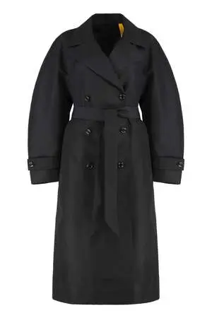 Moncler 4 Edward Enninful Zake Long Trench Jacket - Black