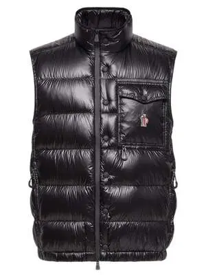 Moncler Packable Down Vest With Water-repellent Finish - Nero