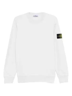 Stone Island Ribbed Crew Neck Cotton Sweater - Grigio