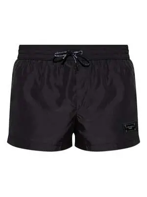 Dolce & Gabbana Velcro Pocket Flap Closure Inner Briefs With Matching Zip Pouch Handbag - Nero