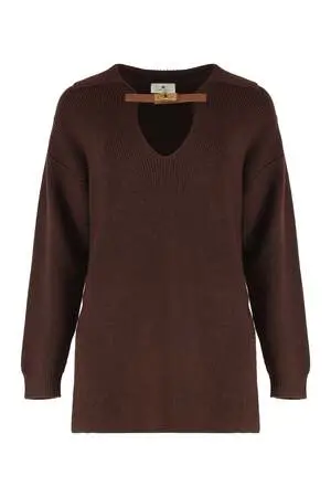 Elisabetta Franchi Slit Knitwear For Women