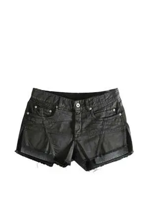 Rick Owens Cotton Shorts With Belt Loops And Six Pockets