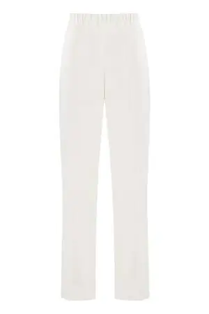 FABIANA FILIPPI FABIANA FILIPPI Embellished Viscose Gathered Waist Trousers