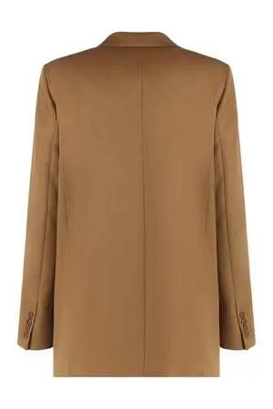 Max Mara Double-breasted Wool Blazer With Tailored Dot Detailing
