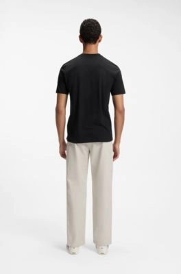 BOSS Cotton-jersey T-shirt With Graphic Print