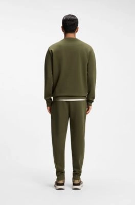 BOSS Cotton-blend Sweatshirt With Monogram Detail