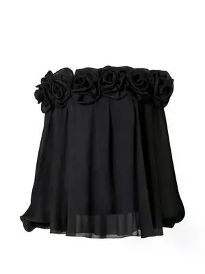 Carolina Herrera Rosette-detail Off-shoulder Top
