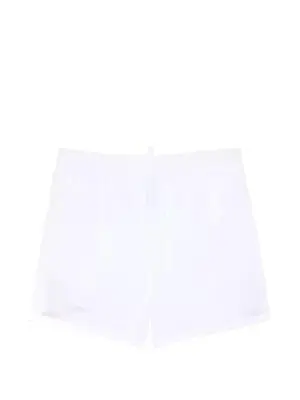 Dsquared2 Rainbow-stripe Drawstring Swim Shorts - White
