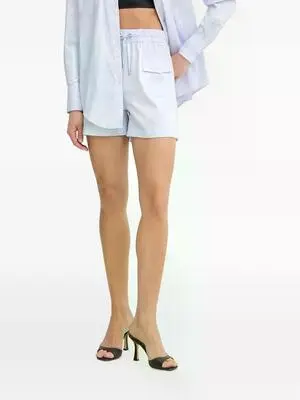 FRACOMINA Striped Drawstring Shorts - Blue