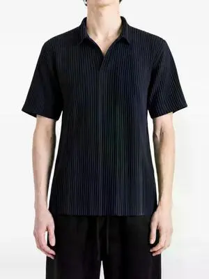 Issey Miyake Pleated T-shirt - Blue