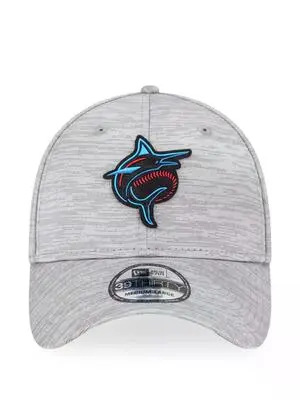 New Era 39thirty Miami Marlins Clubhouse Flex Fit Cap - Grey