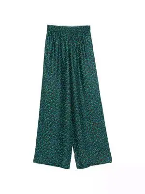 GIANLUCA CAPANNOLO Claudia Polka-dot Trousers - Green