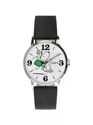TIMEX X Peanuts Marlin Pickleball 38mm Watch - White