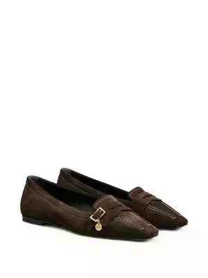 TOD'S Buckle-detail Contrast-stitch Loafers