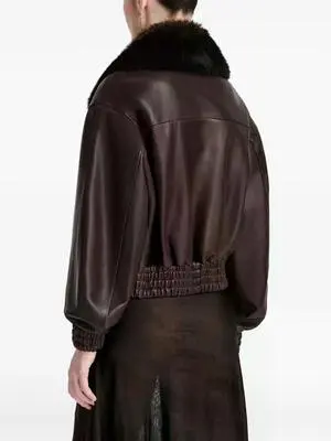 Nour Hammour Ellery Leather Jacket