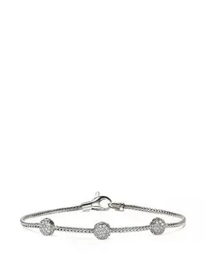 John Hardy Essential Diamond Station Bracelet - Silver