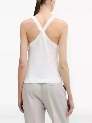 FRACOMINA Studded Racerback Top