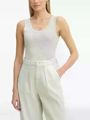 FRACOMINA Embellished Knitted Tank Top - Grey
