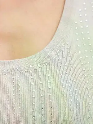 FRACOMINA Embellished Knitted Tank Top