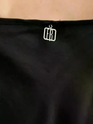 FRACOMINA Logo Appliqué V-neck Top