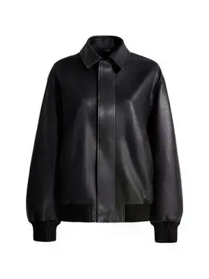 Nour Hammour Toyen Leather Jacket - Black