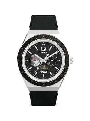 TIMEX Q Nasa 40mm Watch - Black